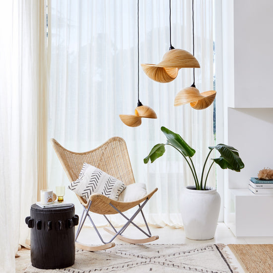 Bamboo pendant light | Esperance pendant – Lighthouse Lane Australia